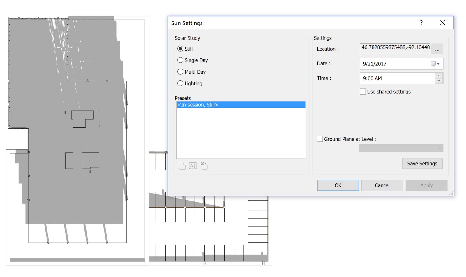 BIM Chapters: Accurate Shadows in Plan View