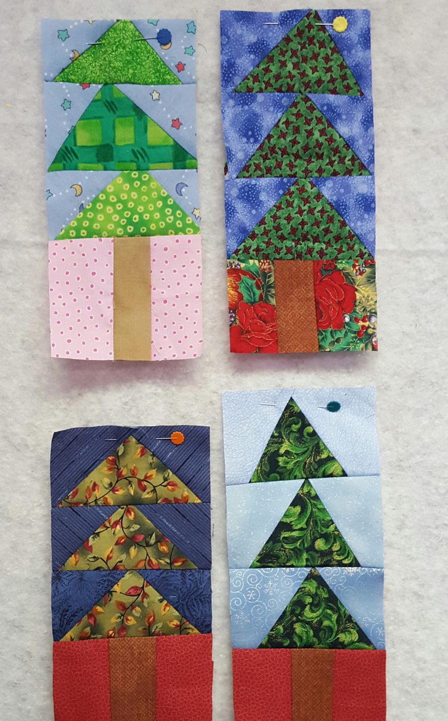 Patchwork Breeze: Wonky Houses and Trees from Scraps