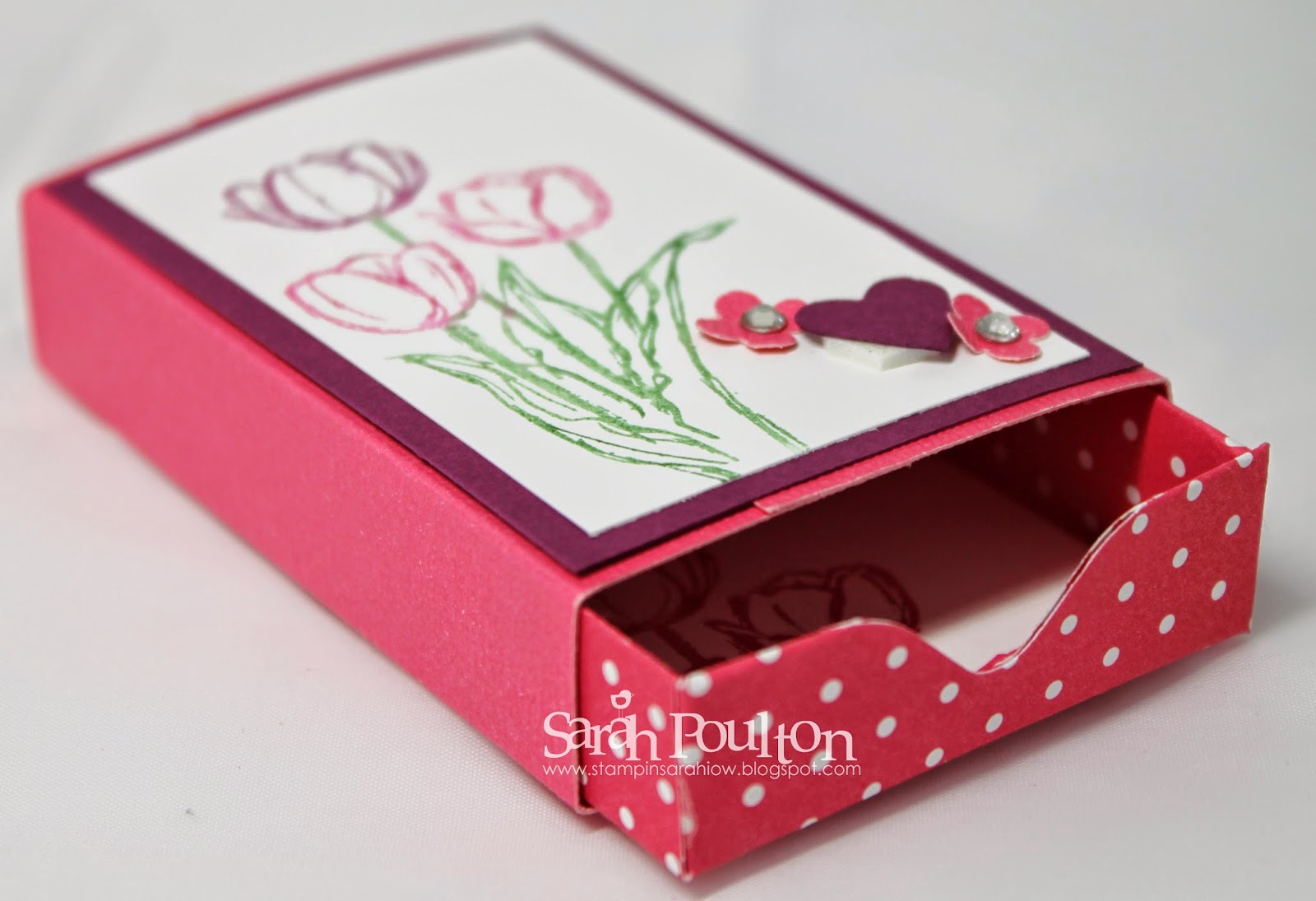 Stampin' Sarah!: Tulip Matchbox with Stampin' Up! Blessed Easter Stamp Set