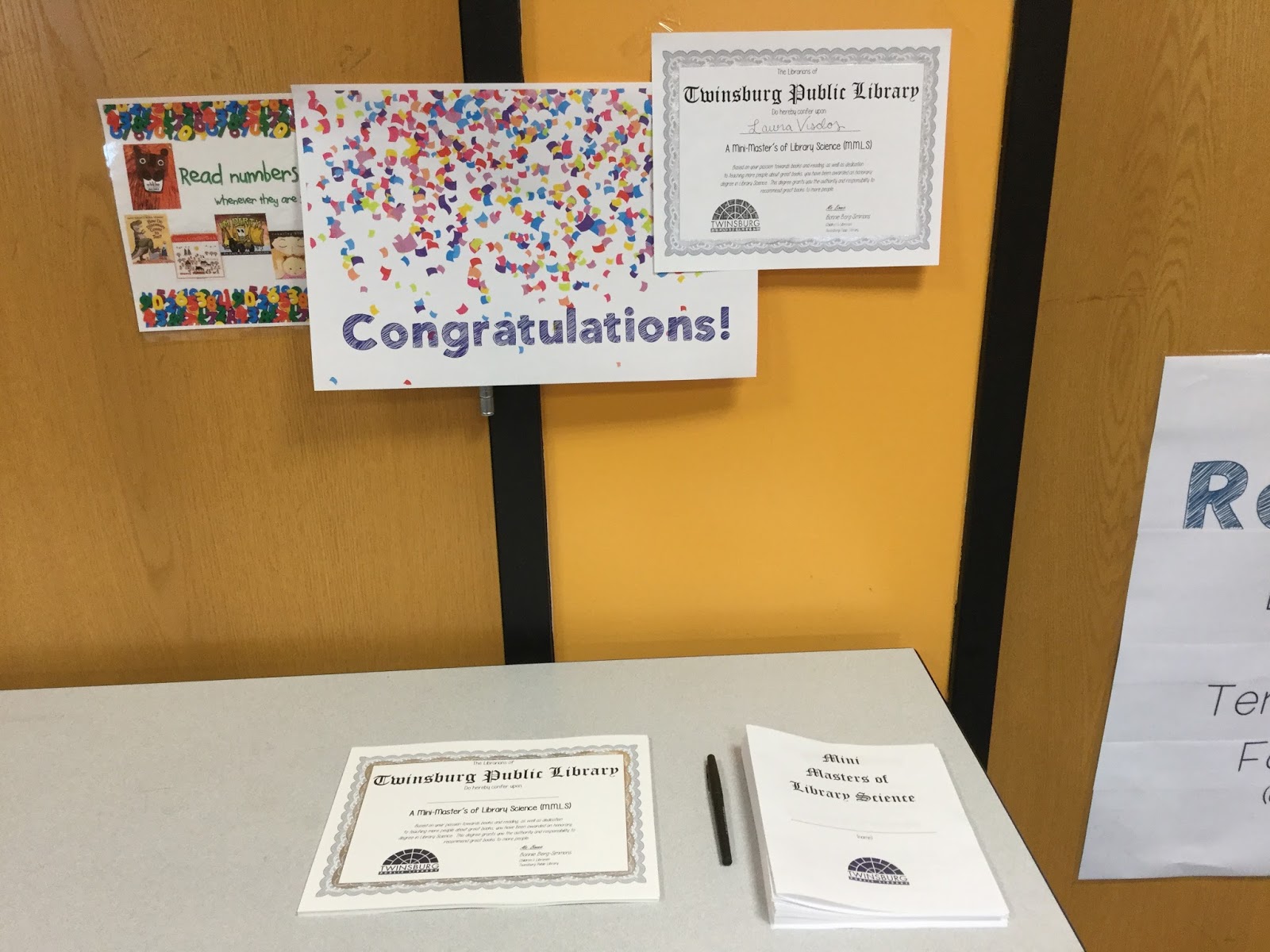 The Buckeye Librarian: Mini Masters of Library Science