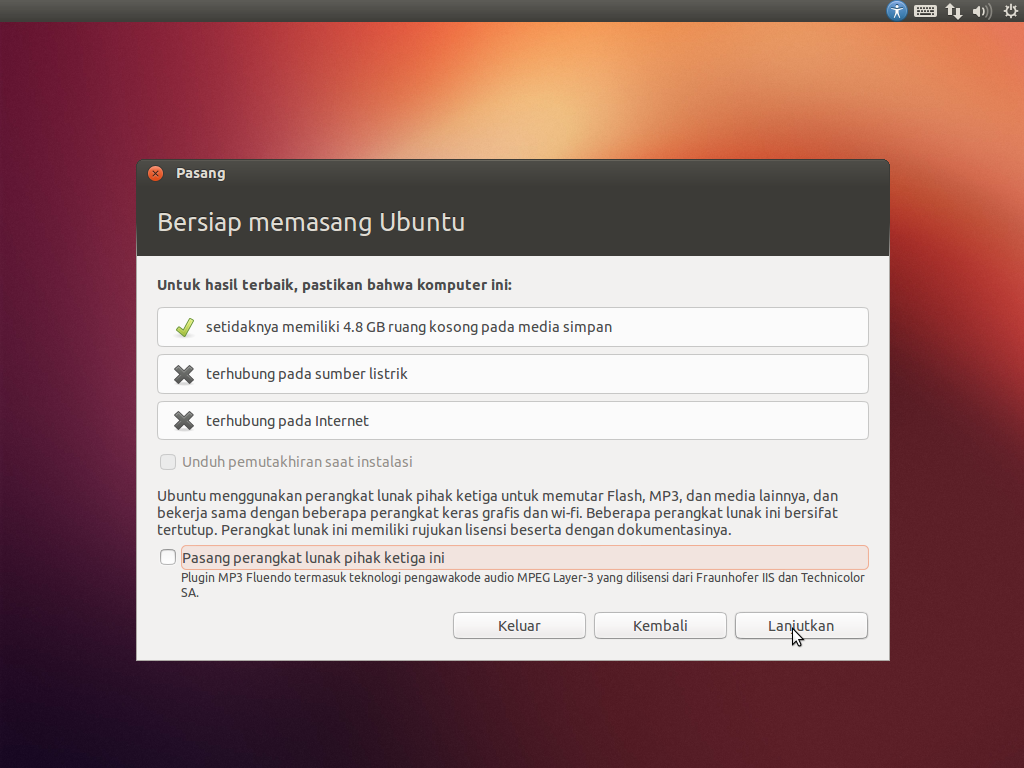 Virtualisasi Ubuntu Desktop pada Virtual Box versi 4.3.26