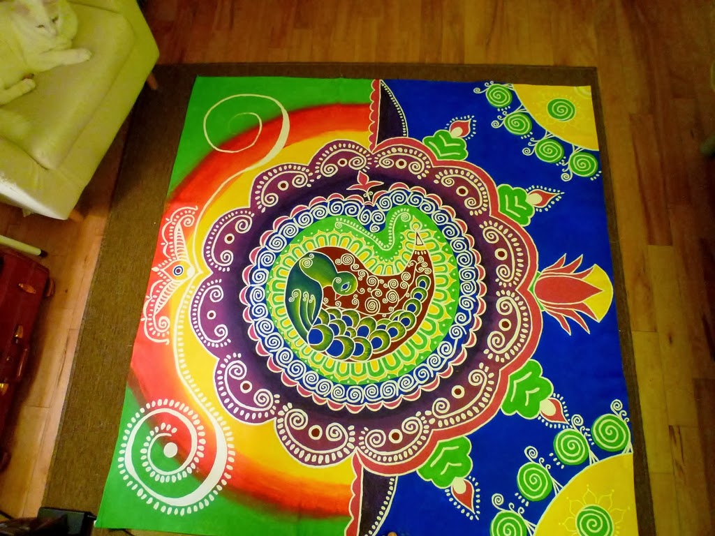 TEODECO: The painted Rangoli / Das gemalte Rangoli