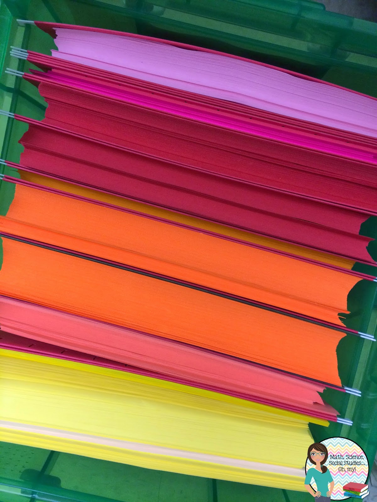 How I Store the Colored Paper for INBs | Technically Speaking with Amy