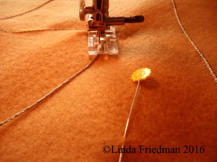 Linda's Art Quilts: 3-D Transformation of Felt with Wire