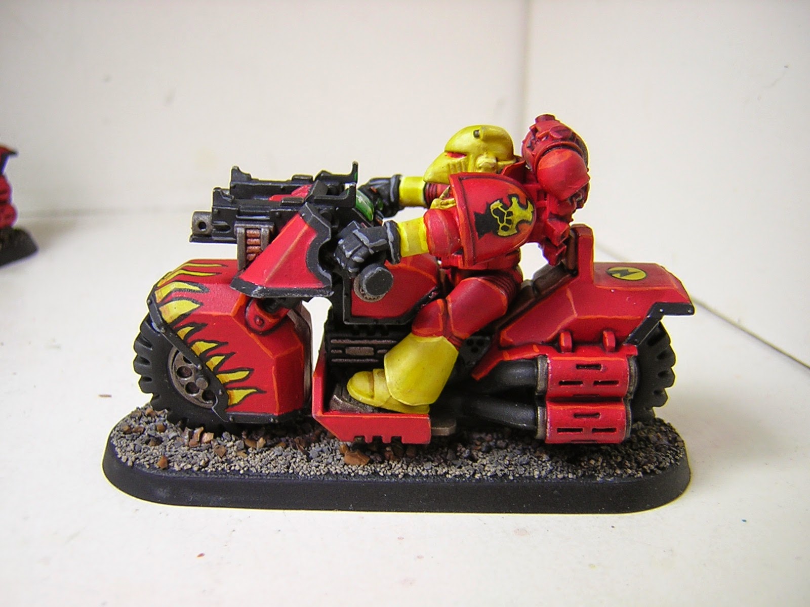 Warhammer 40k Orks (and more): Showcase: Fire Lords mounted command squad.