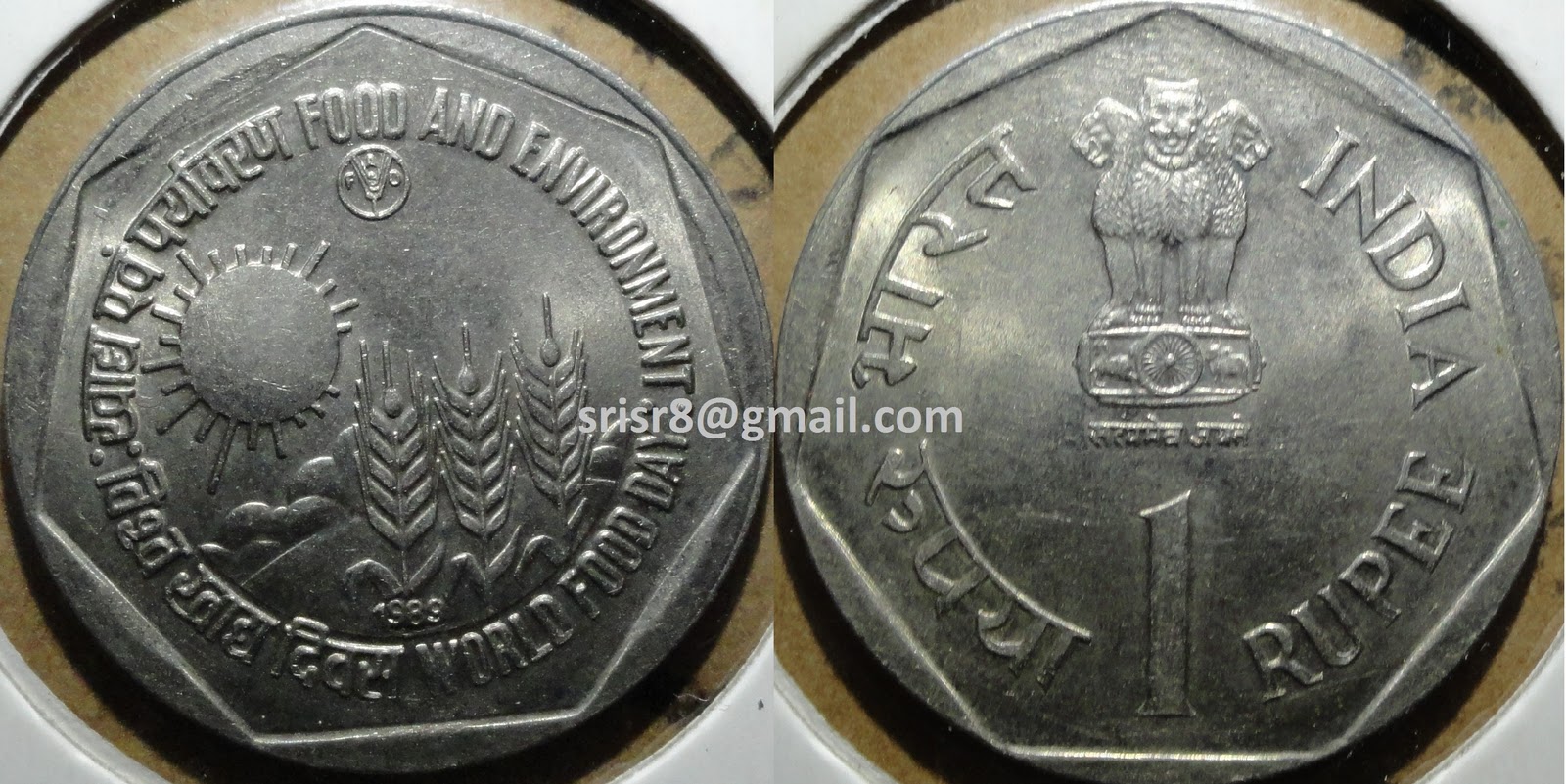 Republic India Coin Collection: Commemorative One Rupee Coins