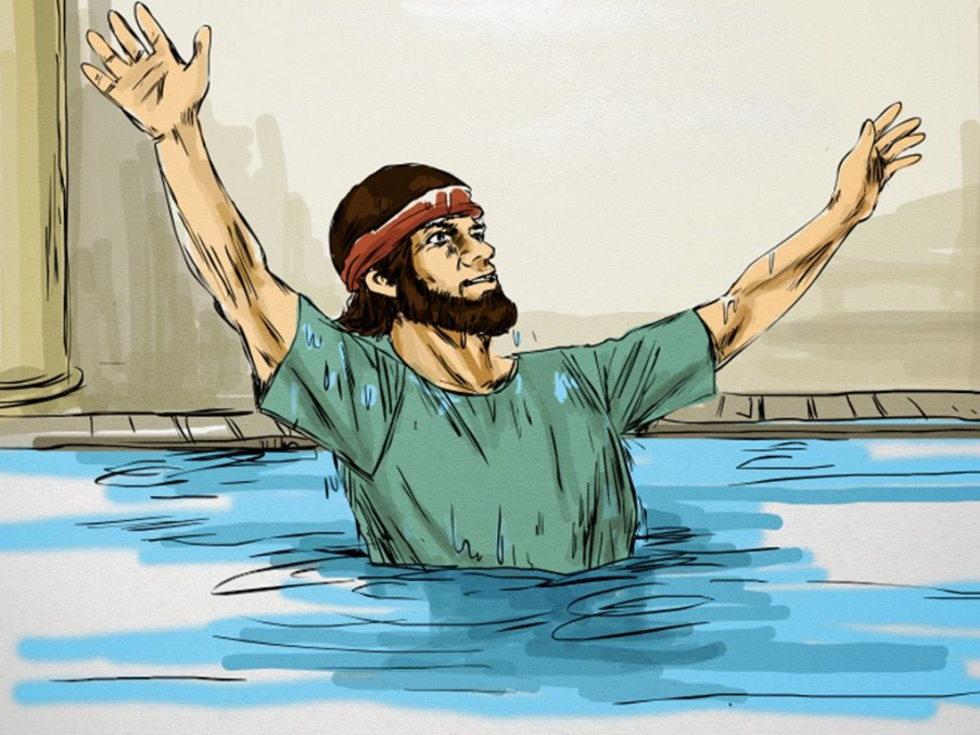 Jesus Heals a Man by a Pool