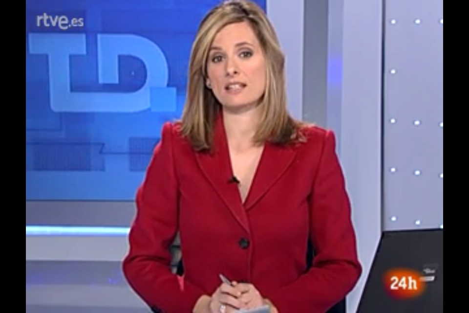 vuesalatele: 2012 01 03 @06H30 - ANA ROLDAN, TVE 24H, TELEDIARIO MATINAL