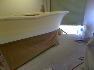 1981 23' Fish Nautique Restoration: Fighting Lady Yellow......