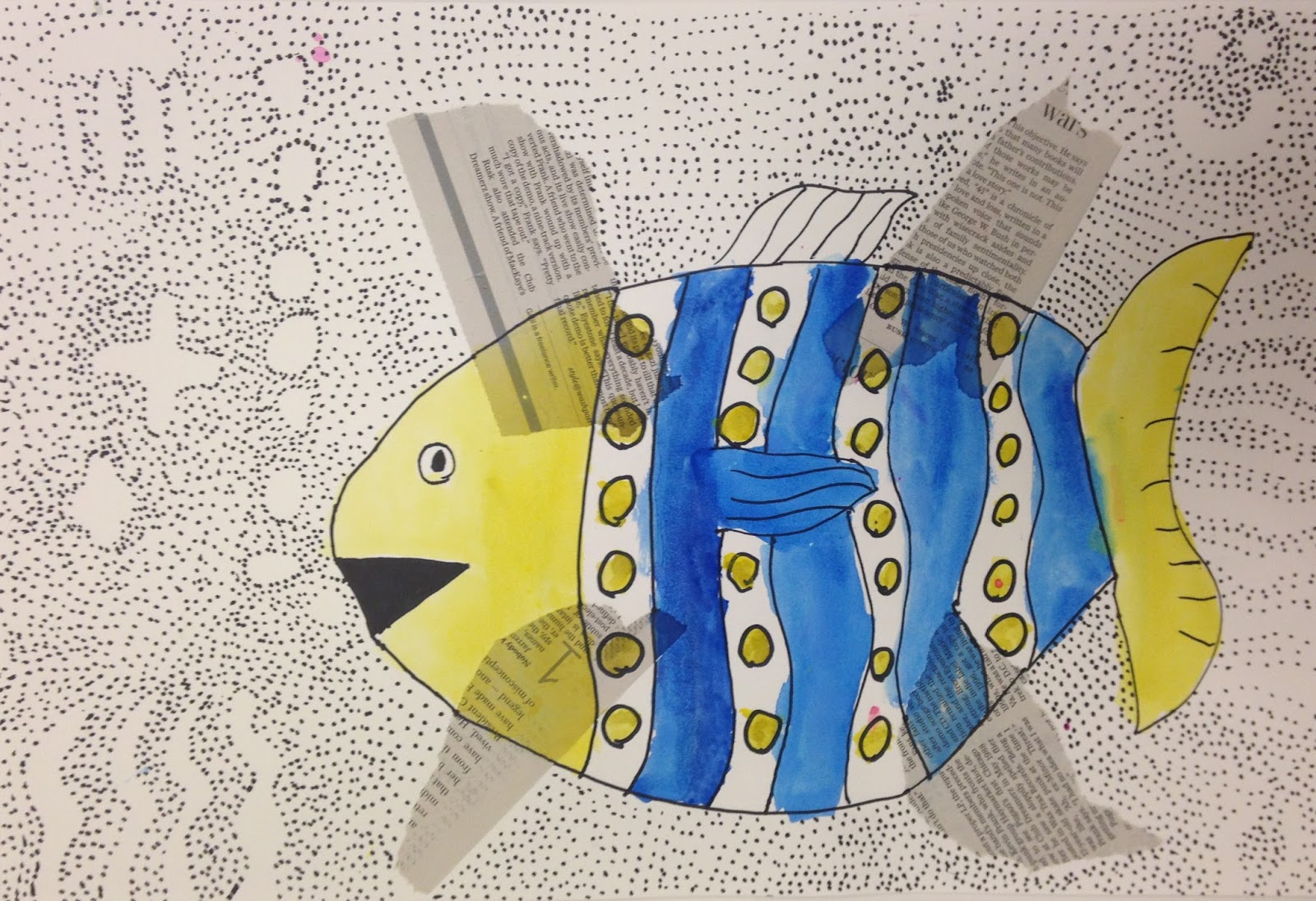 Art Room Blog: 5th Grade Fish Wrap...
