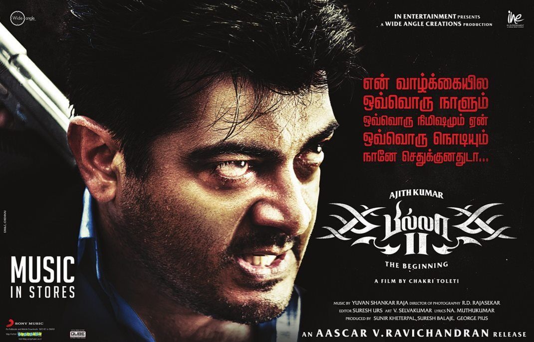 THALA AJITH RASIKAN: Ajith Billa 2 HD Wallpapers - wide angle