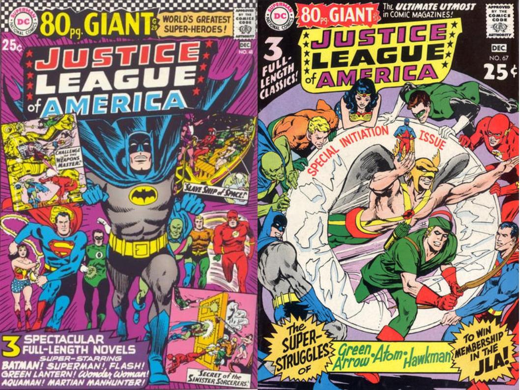 Dave's Comic Heroes Blog: Giant Justice League Of America The Third