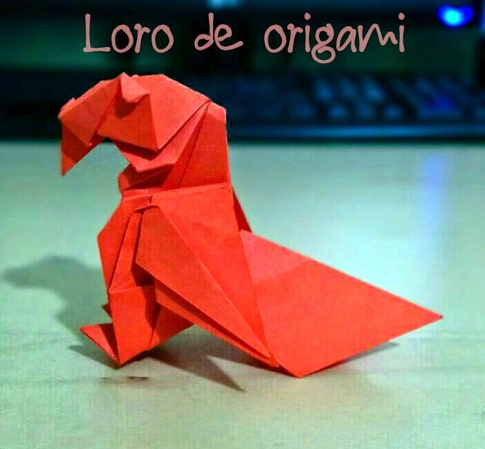 Los chiribiquis de Winga: Loro de origami