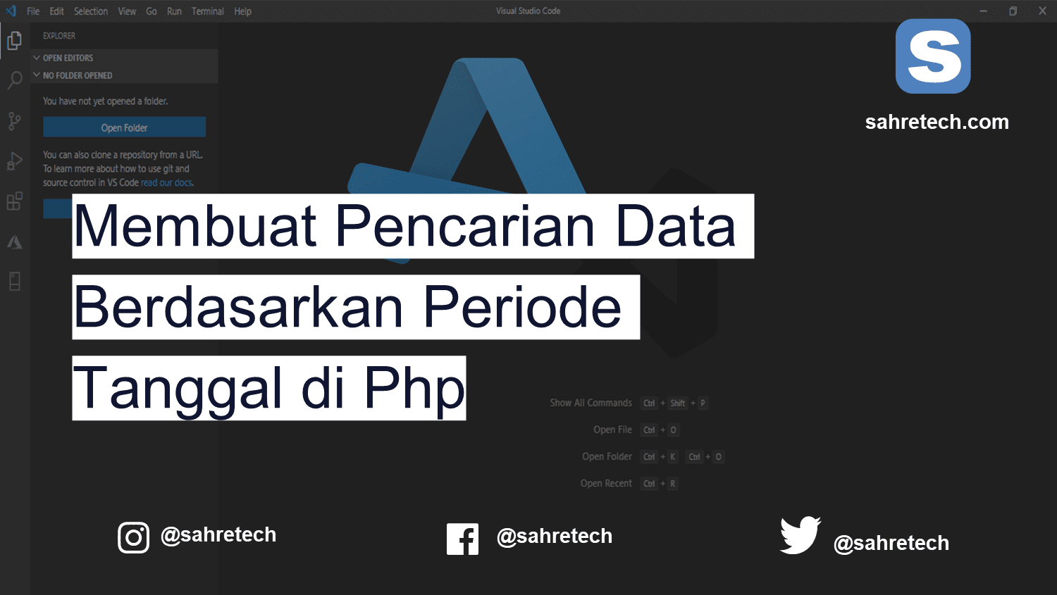 Membuat Pencarian Data Berdasarkan Periode Tanggal di Php - Sahretech