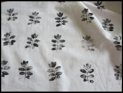 The Adventures of Making: DIY leaf printed fabric
