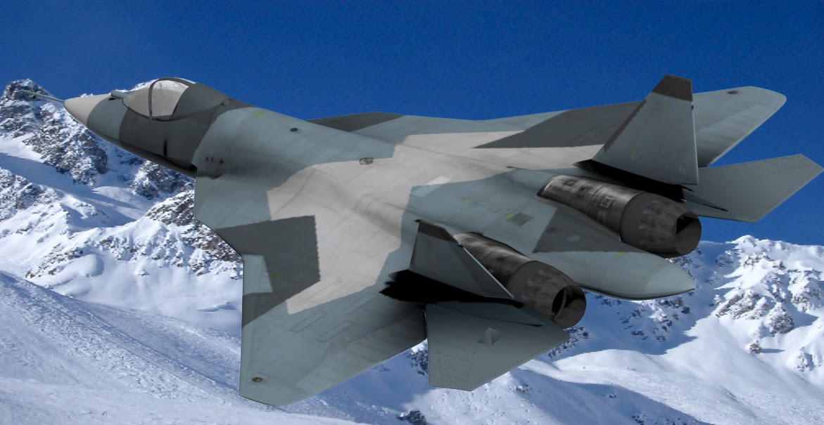 Fighters: Su T-50 Pak Fa new skin