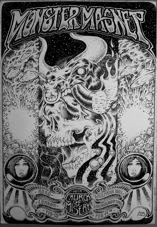 INSIDE THE ROCK POSTER FRAME BLOG: Monster Magnet London ...