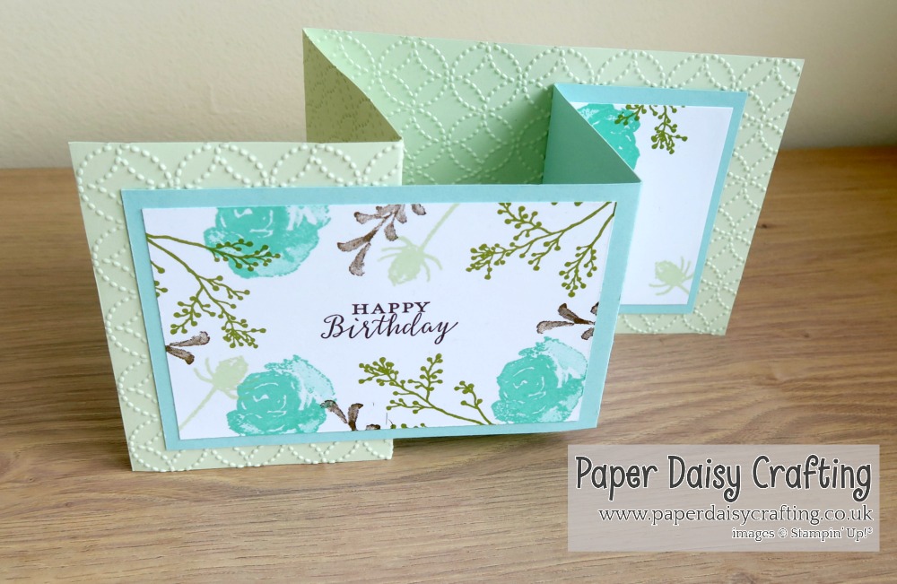 Paper Daisy Crafting: How to make a Double Z fold card