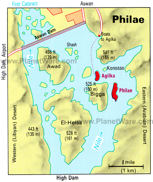 The Ancient Egypt: Philae Island .. The rescue of Philae .. Part ( 4 )