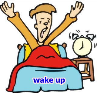 Basic English Grammar : ความแตกต่าง ระหว่าง “ Wake Up” กับ “Get Up”