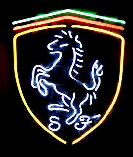 Wiki Neon Sign Blog: FERRARI F1 Racing Car NEON Light Sign 17"x11" FREE ...