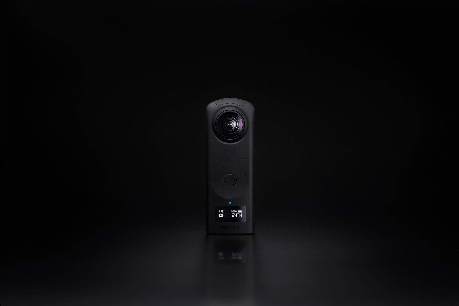 A camera that can shoot 360-degree spherical images in a single shot ...