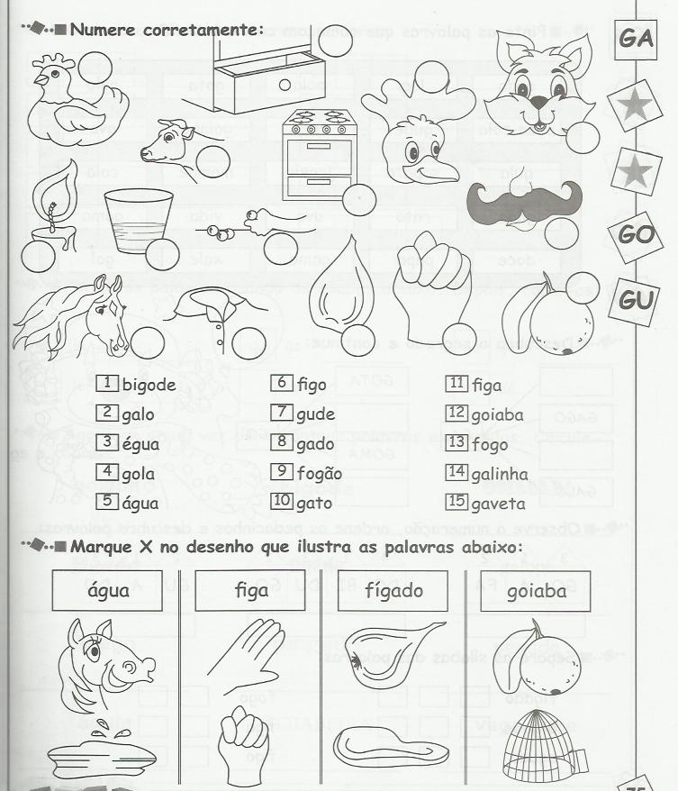 ARTEMANHAS DA TURMINHA: Fonema G