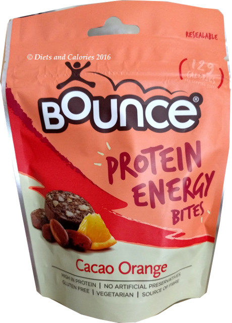Bounce protein energy bites cacao orange