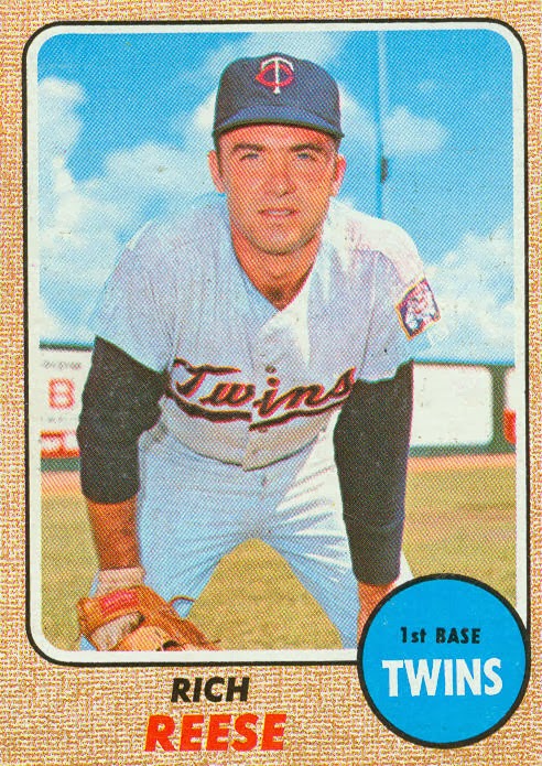 1968 Topps Baseball: Rich Reese (#111)