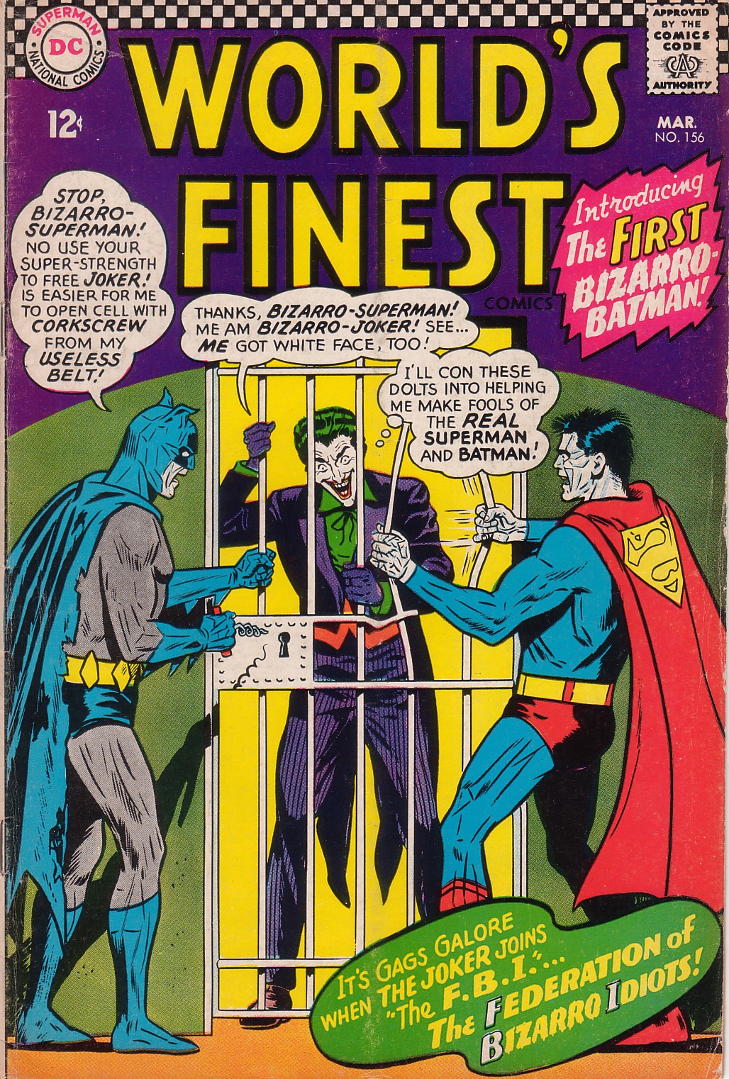 The World's Finest Blog: Worlds Finest # 156, March, 1966