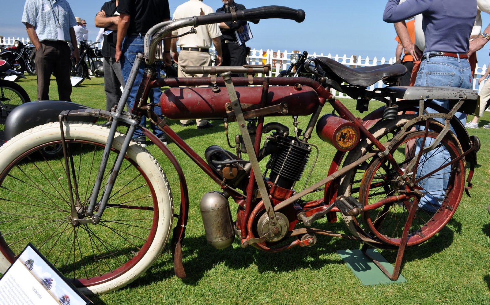 Just A Car Guy: 1901 tandem motor cycle, 1913 Iver Johnson motorcycle ...