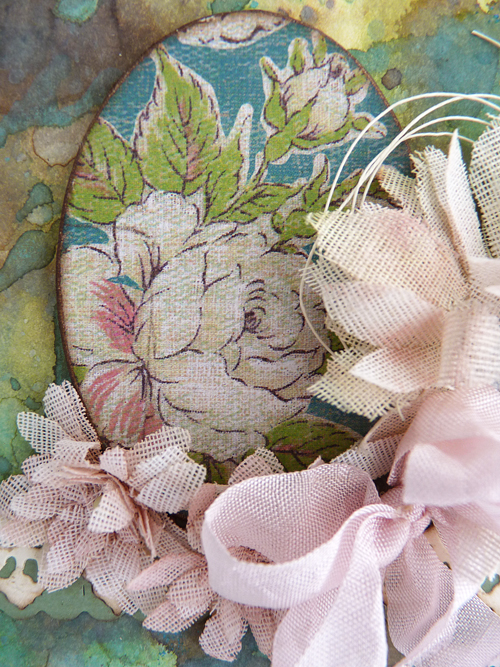 Country View Crafts' Projects: Tim Holtz inspired background card #1