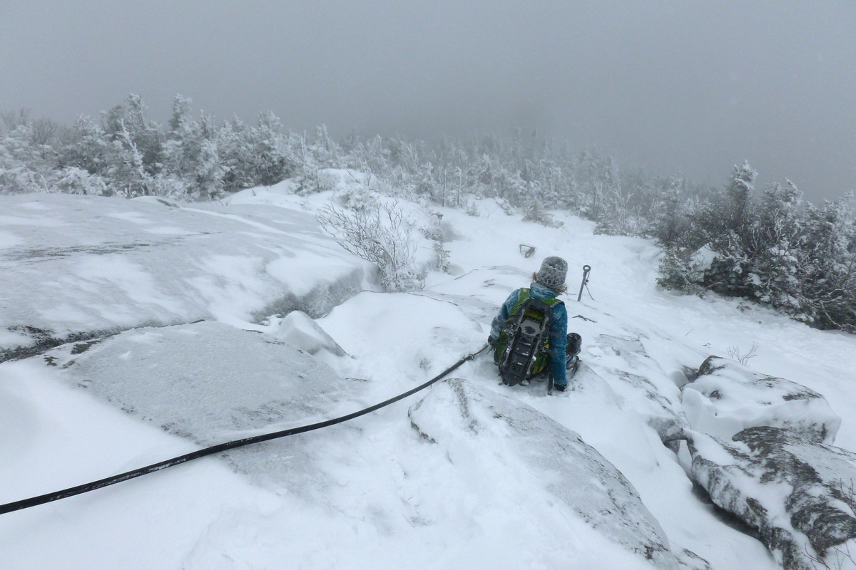 The Saratoga Skier and Hiker: Gothics Mountain, cable route: 02/23/2013