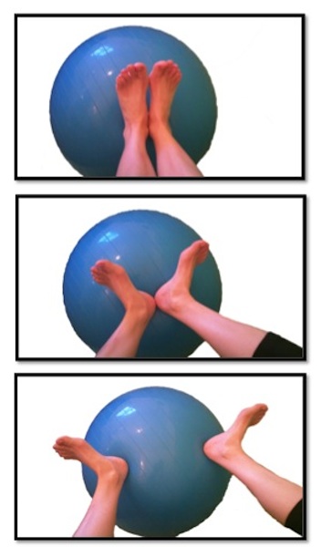 Exercise of the Day: Day 70-Foot Work on Ball