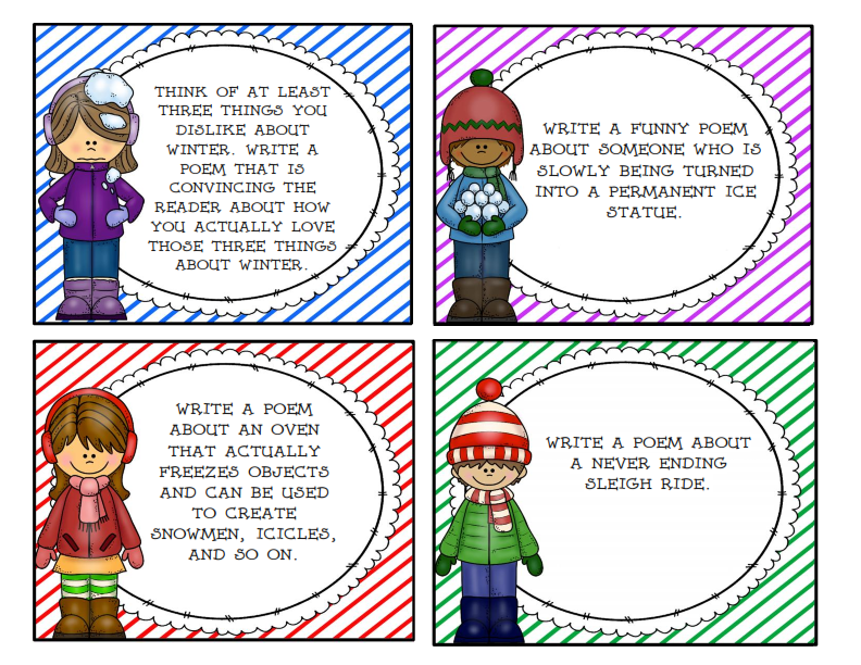 Teacher's Lounge: Winter Themed Writing Bundle