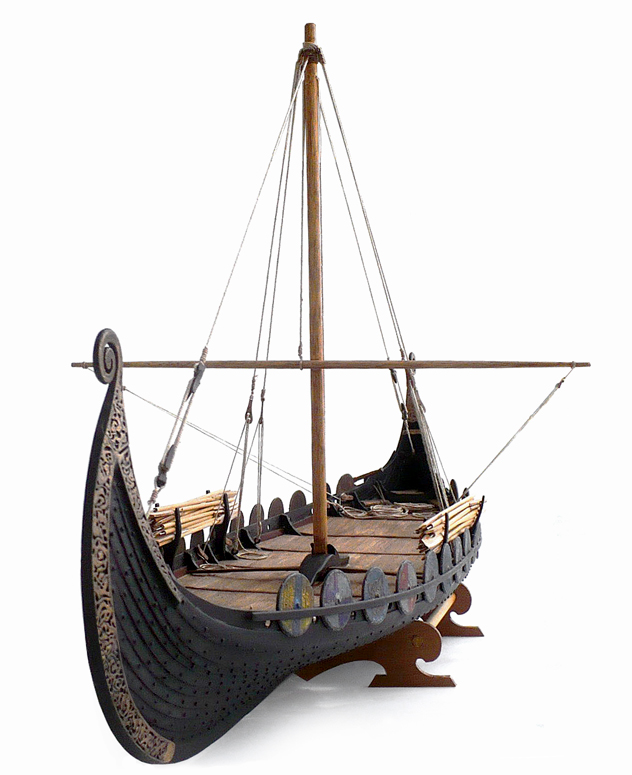 The Great Canadian Model Builders Web Page!: Oseberg Ship