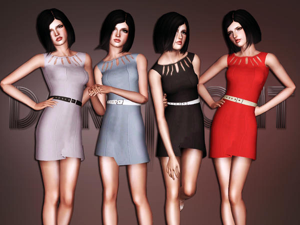 Sims 3 M addict: Sims 3 - Robe avec ceinture GRATUITE !!! - Dress with ...