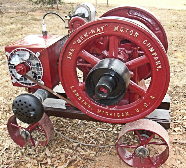 New Way Engine Stations: REGISTRY "NEW WAY" - Single Horizontal Cylinder