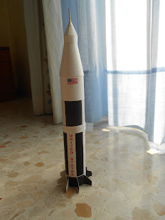 LAS MAQUETAS DE MAMARRO - PAPER MODEL: COHETE SATURN IB / SATURN IB ROCKET