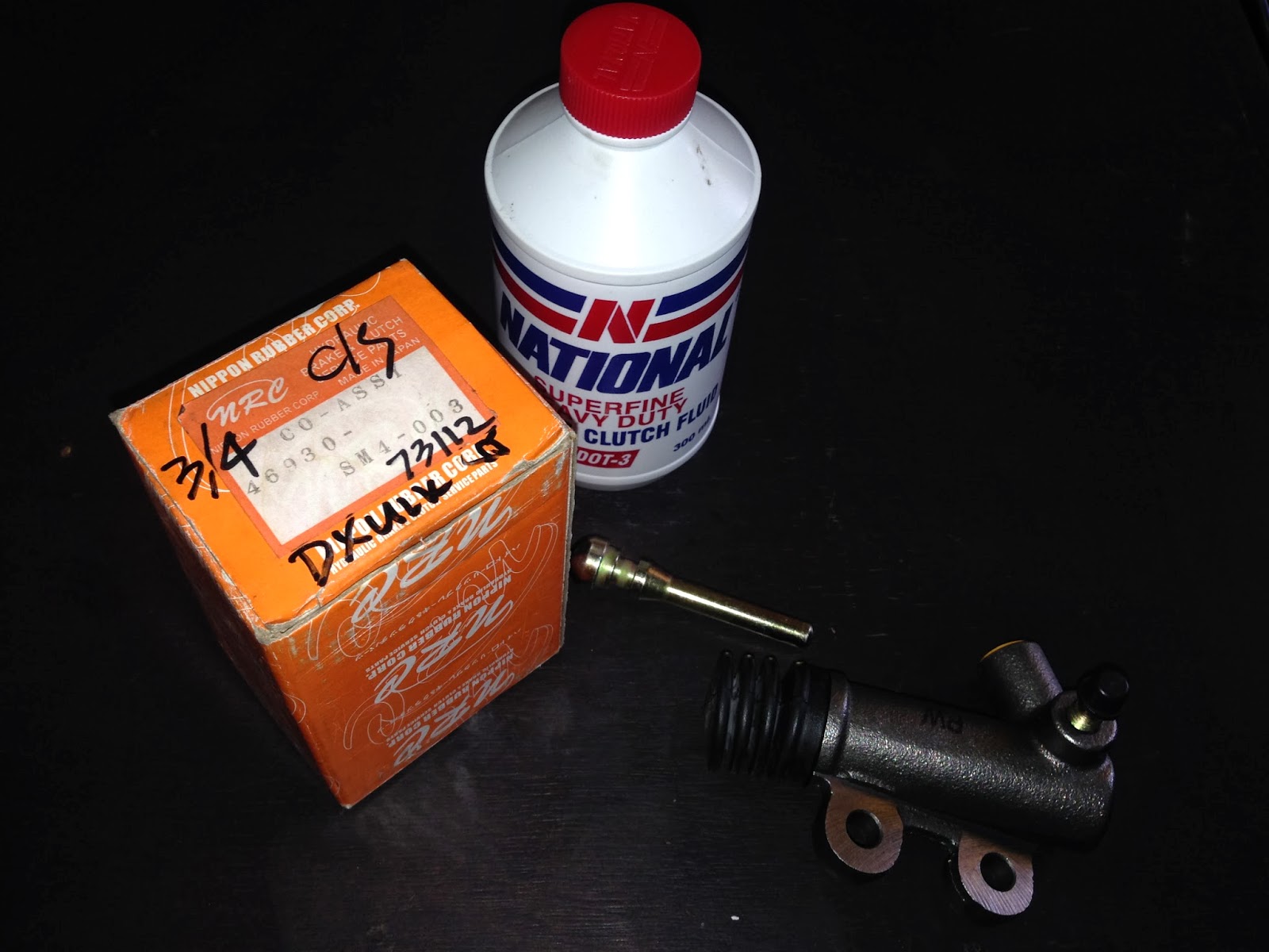 Honda Civic Hatchback EG Project: Secondary clutch master replacement