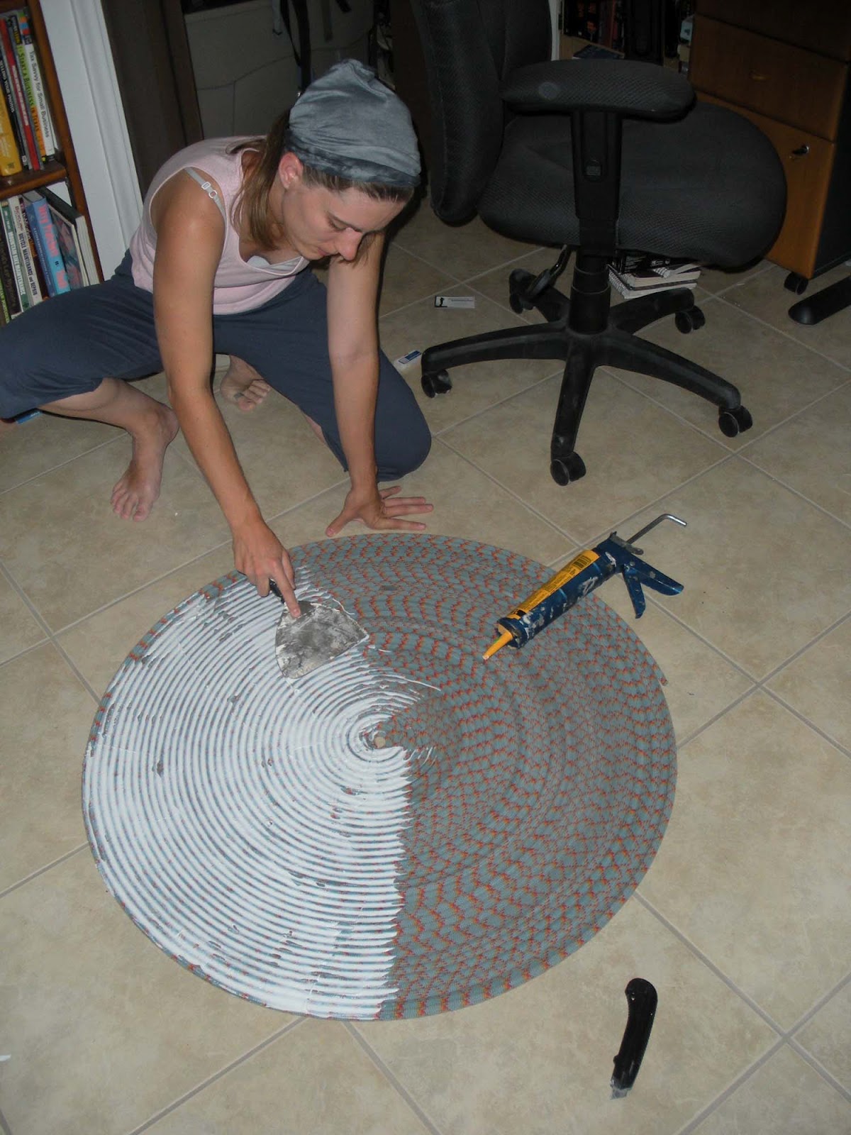 Wanderscraps: Past Projects: Rope Rug