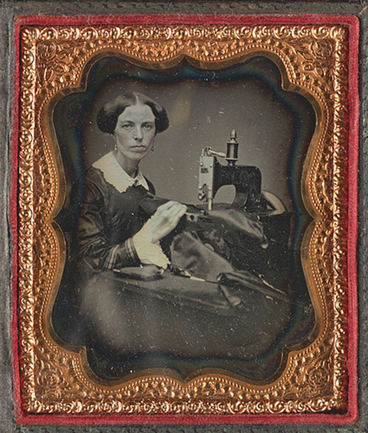Civil War Quilts: Sewing Machines circa 1860
