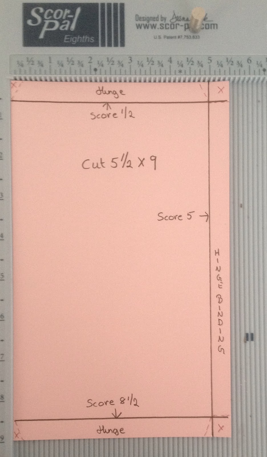 How to make a 8x5 pocket mini album part 1 | annes papercreations ...