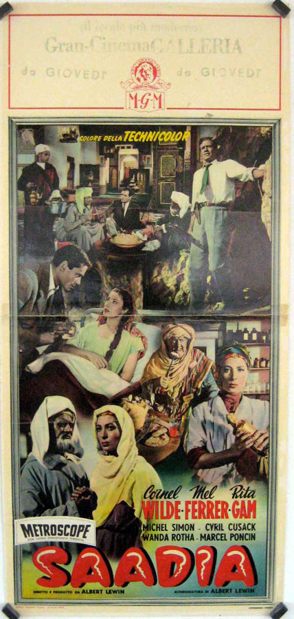 creadores de imágenes: ESTUDIO ALBERT LEWIN (5): SAADIA (ÍDEM, 1953)