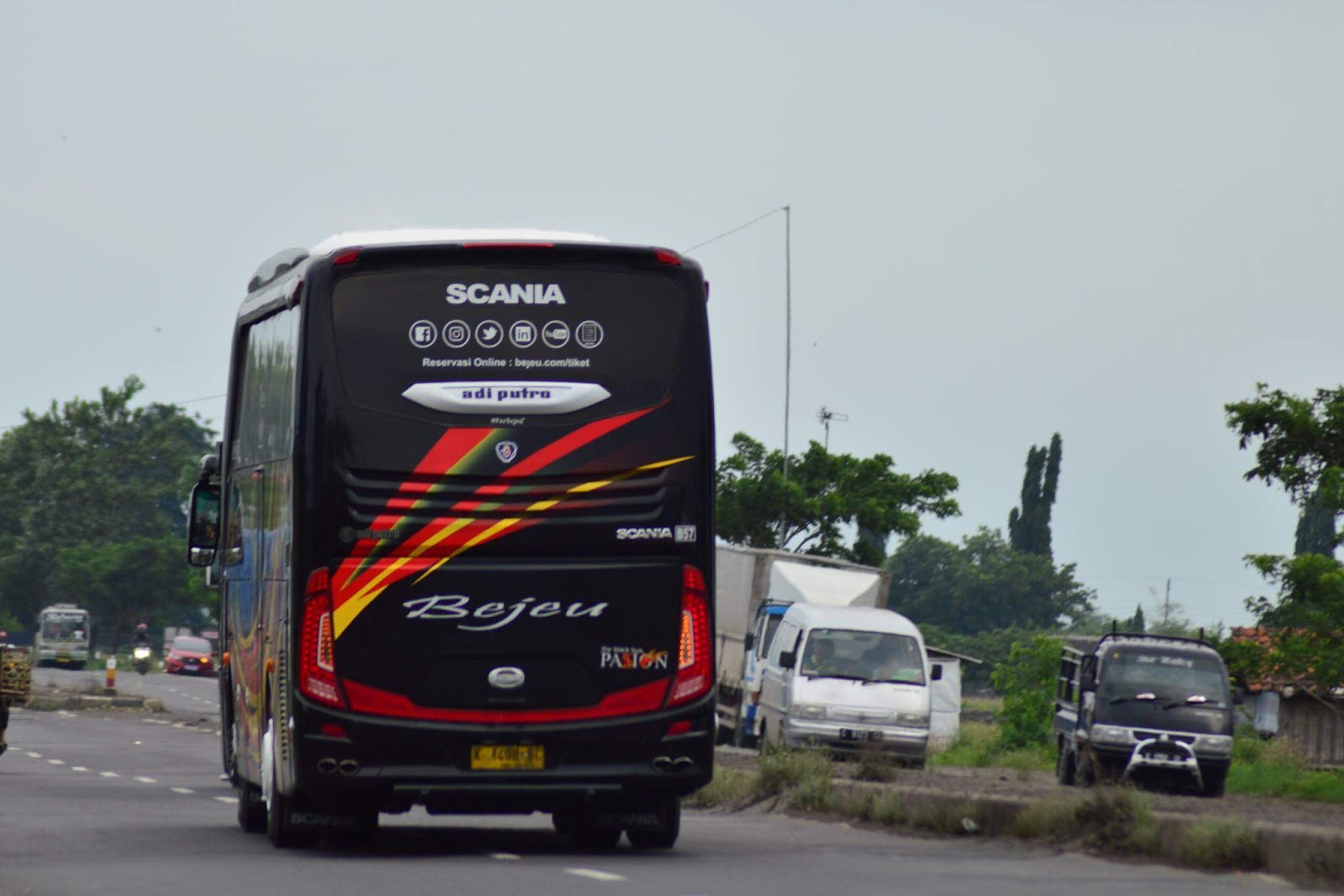 Armada Bejeu SHD SCANIA K 360 IB B 57 dan B 58 Sudah Melayani Jalur ...