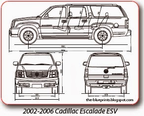 Vector Blueprints - Cars, Trucks, Busses and others: Cadillac - Vector ...