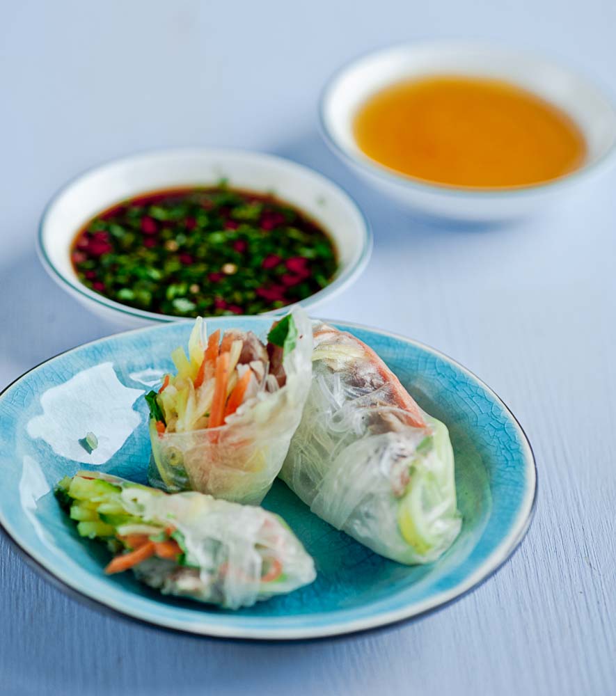 Värsked kevadrullid suitsupardi, mungoanuudlite ja mangoga - Kodukokad ...