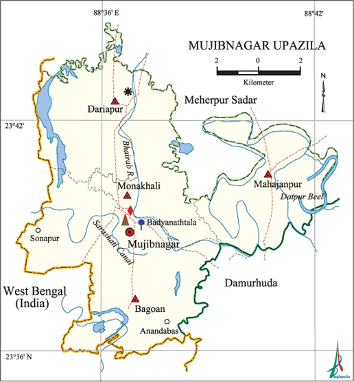 Mouza & Land Use Maps of Mujibnagar Upazila, Meherpur, Bangladesh ...