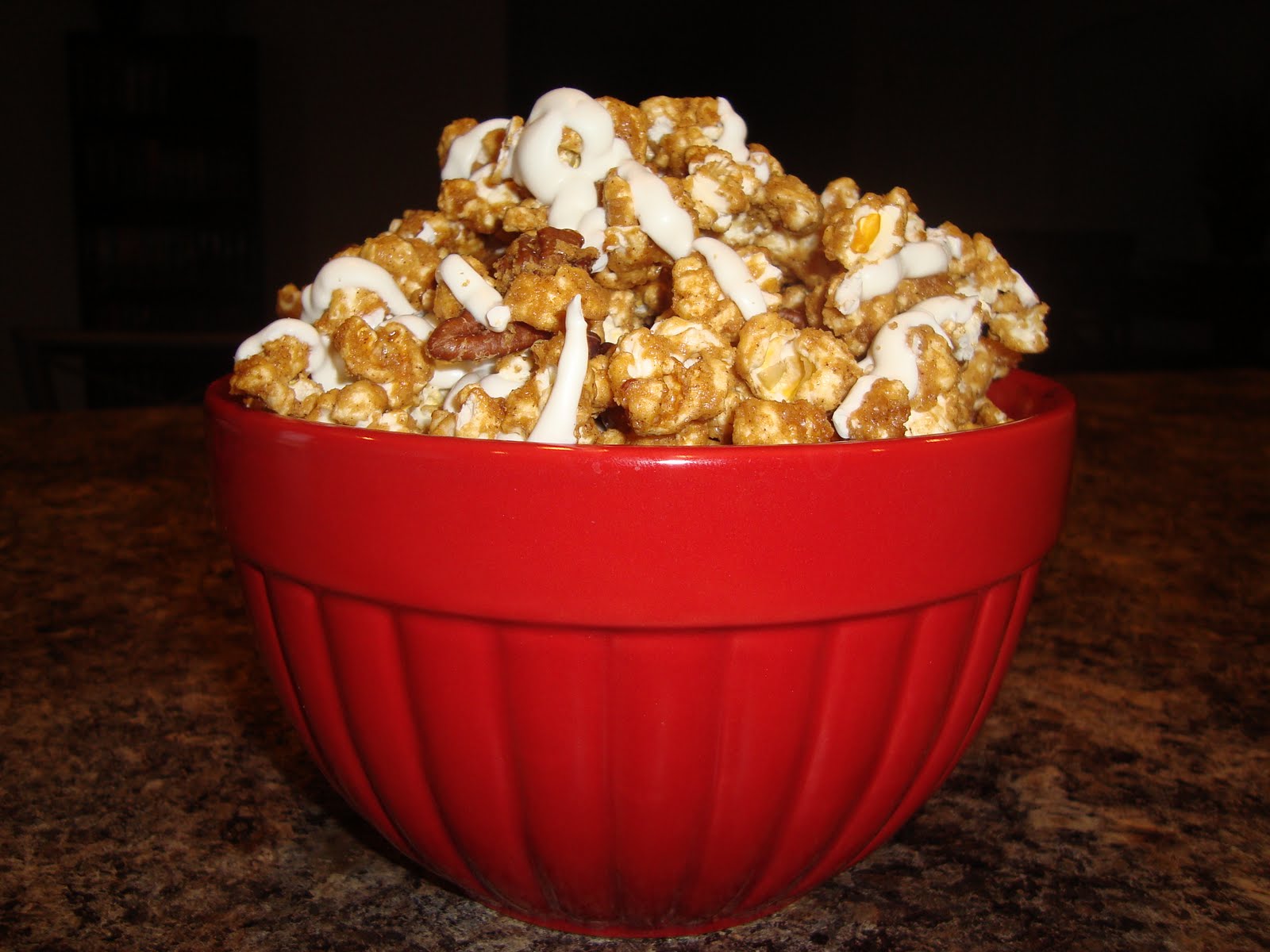 Cinnabon Popcorn ~ Dip it in Chocolate
