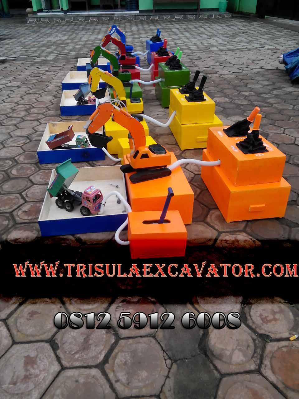 Excavator Mini Mainan Anak | 0812 5912 6008: Mainan Excavator Fiber